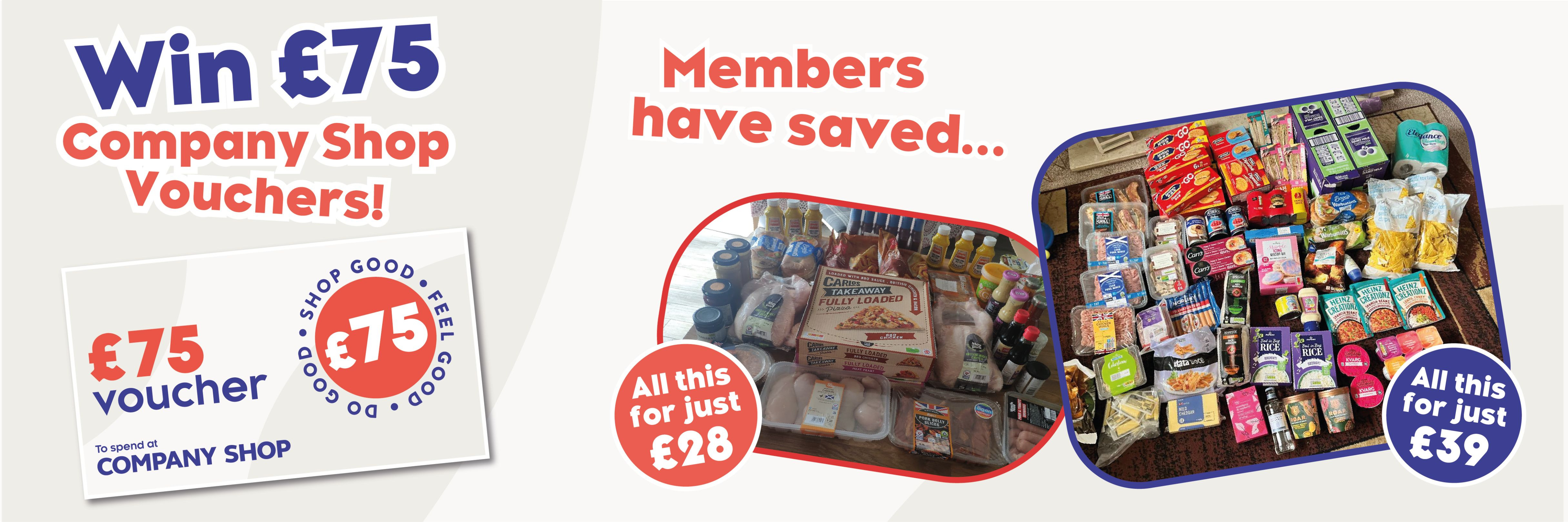 Win Company Shop vouchers worth £75! from Company Shop - NHS Staff Benefits